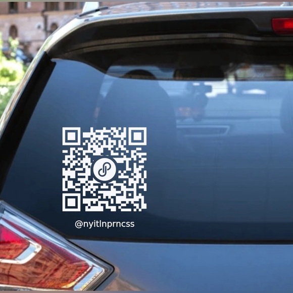 Hand Crafted | Accents | Qr Code Car Decal | Poshmark